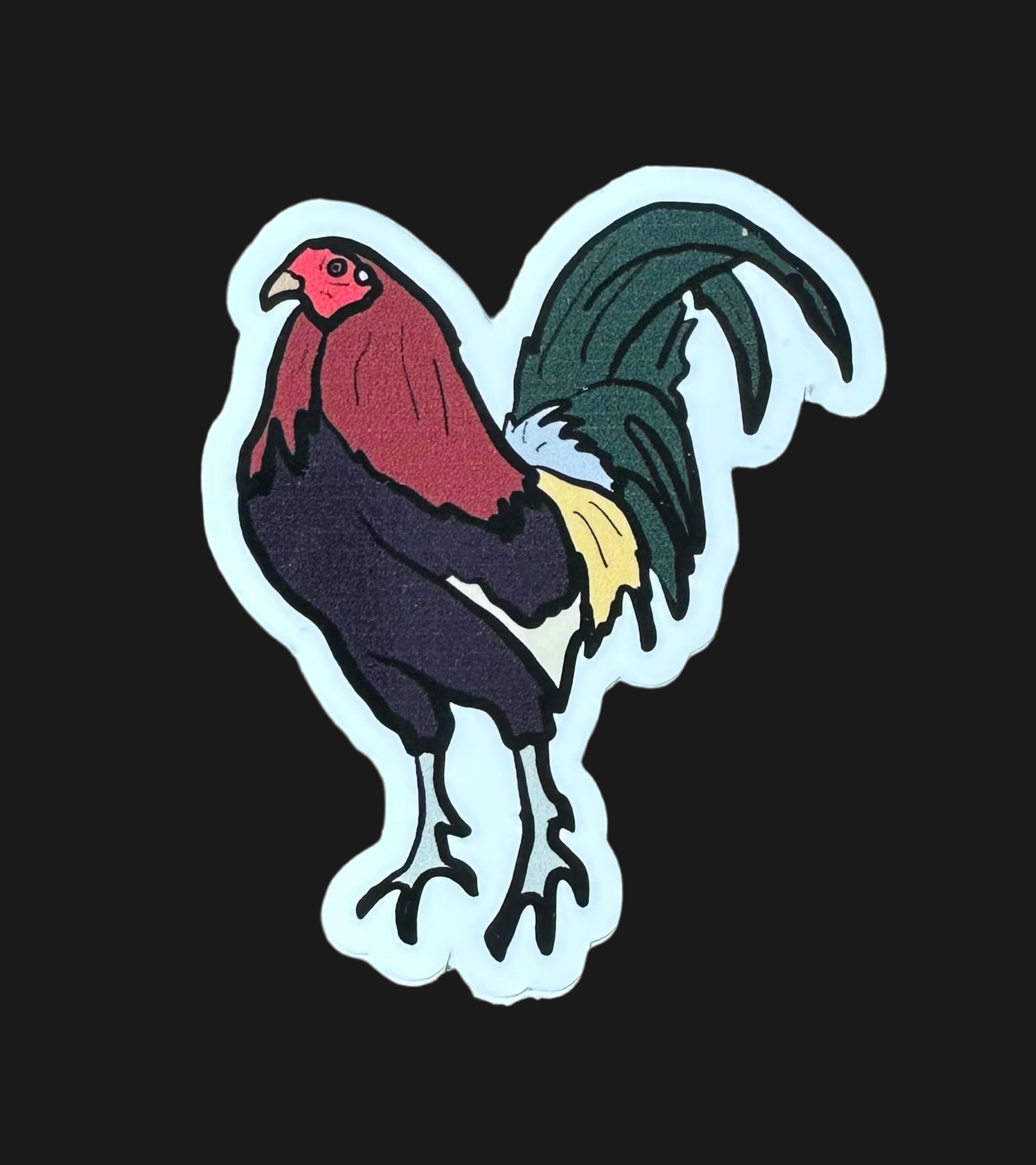 Gallo Colorado Sticker – Narcartoonz
